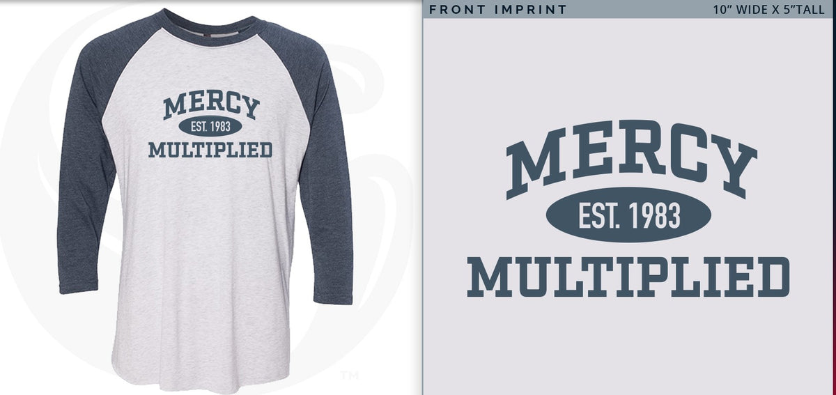 Mercy Multiplied Baseball Tee